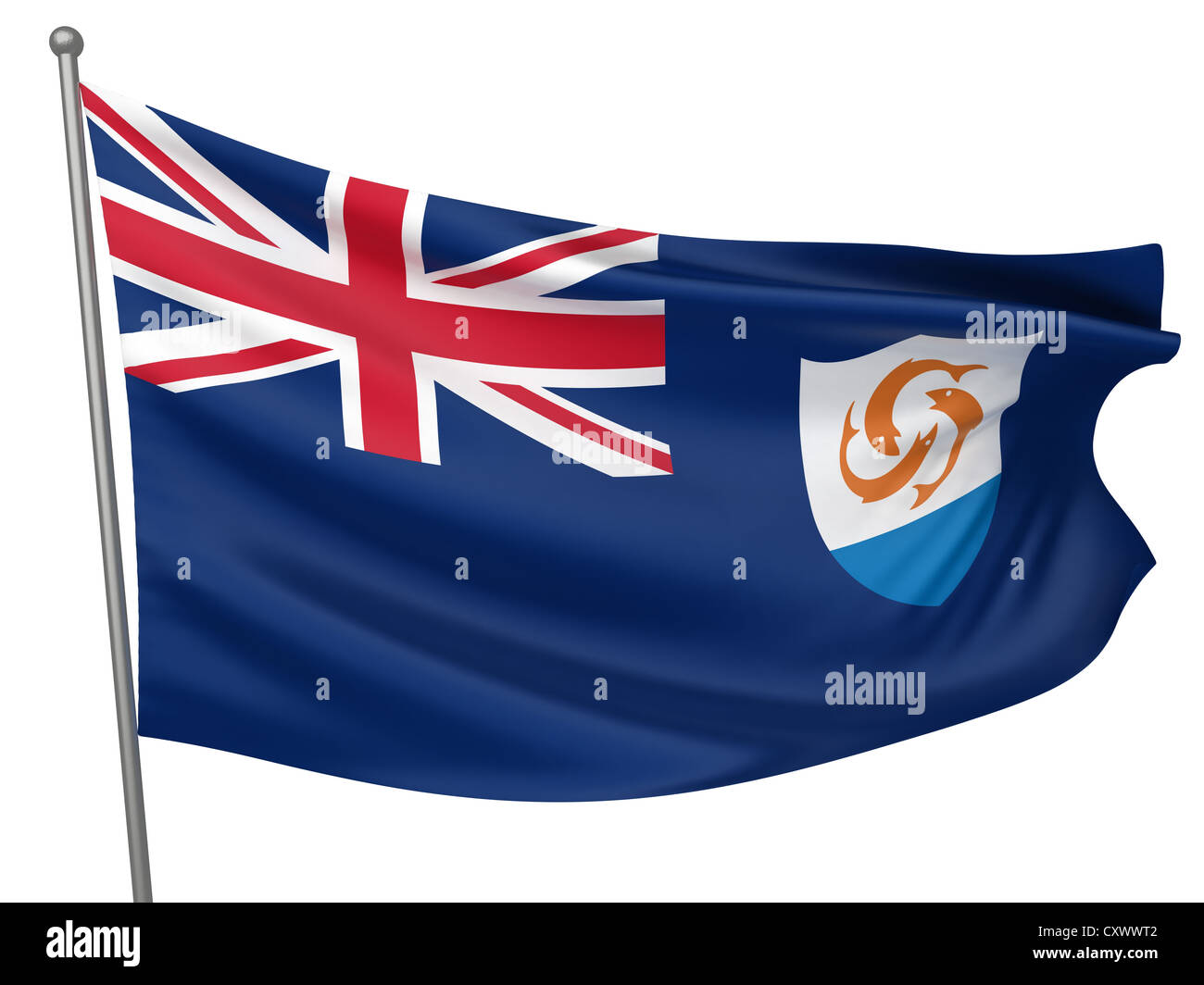 Anguilla National Flag - All Countries Collection - Isolated Image ...
