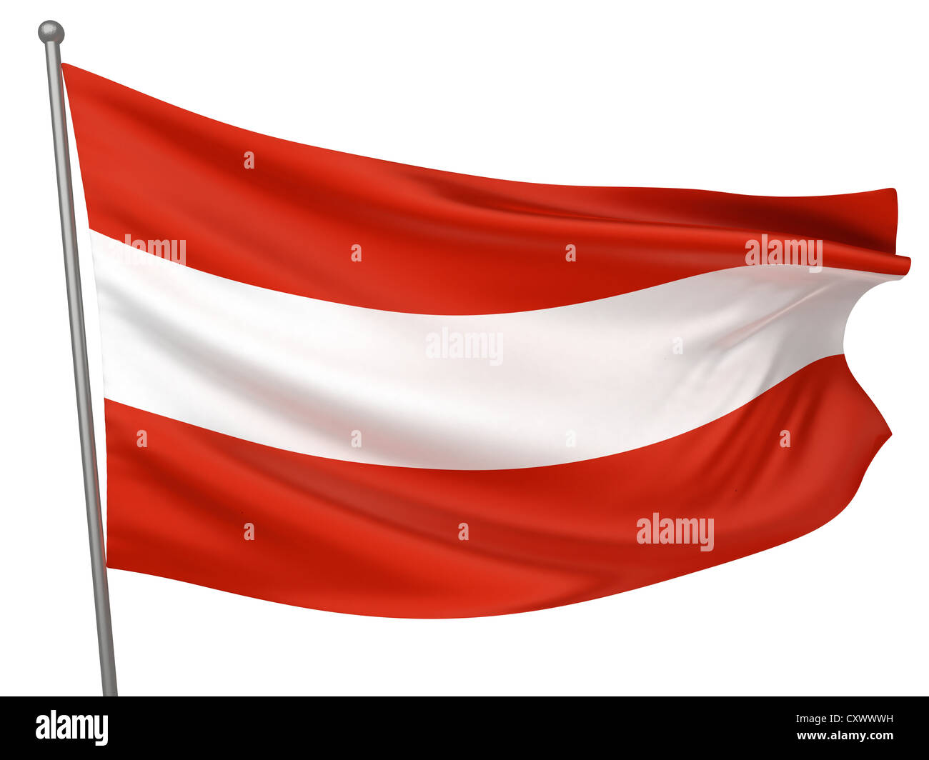 Austria National Flag - All Countries Collection - Isolated Image Stock ...