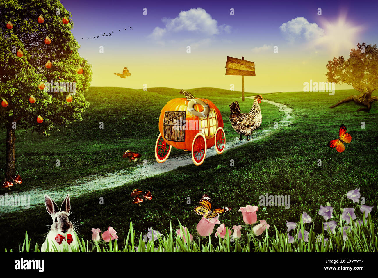 Wonderland. Abstract fairy tale backgrounds for your design Stock Photo ...