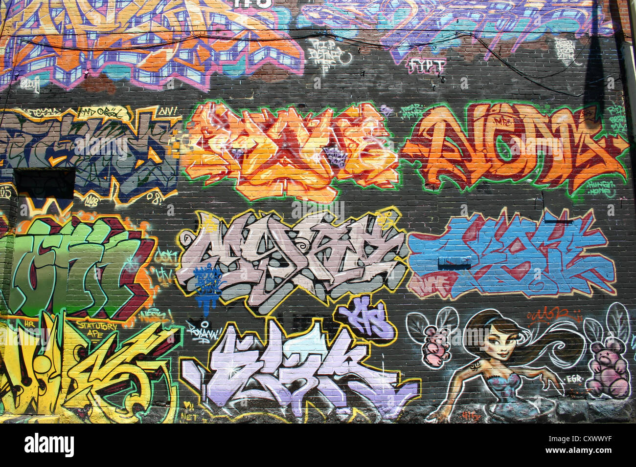 Messy graffiti hi-res stock photography and images - Alamy