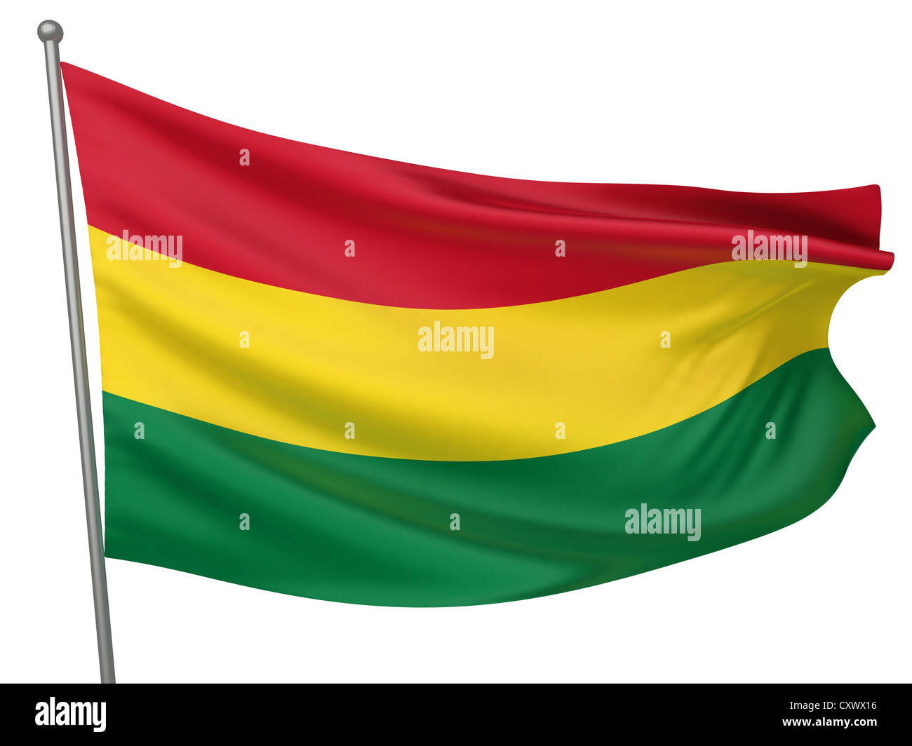 Bolivia National Flag - All Countries Collection - Isolated Image Stock ...