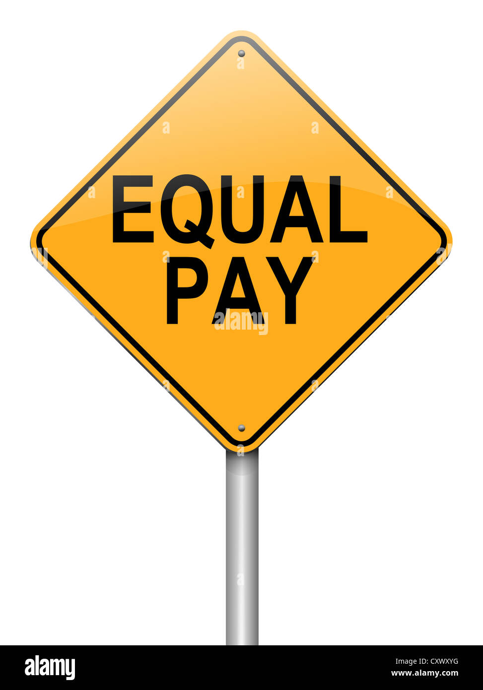Equal pay sign hi-res stock photography and images - Alamy