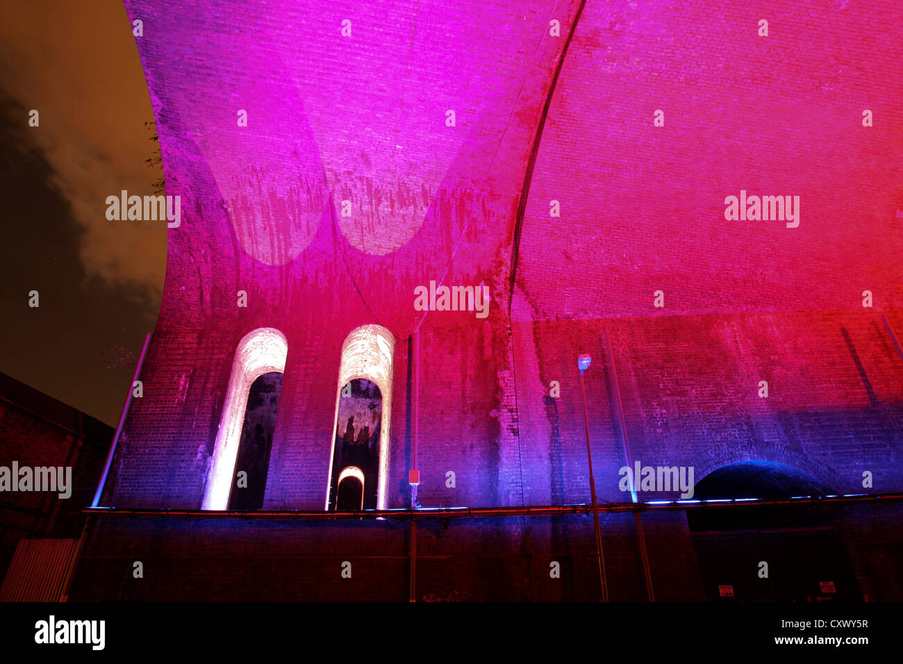 International lighting festival that took place in the streets and ...