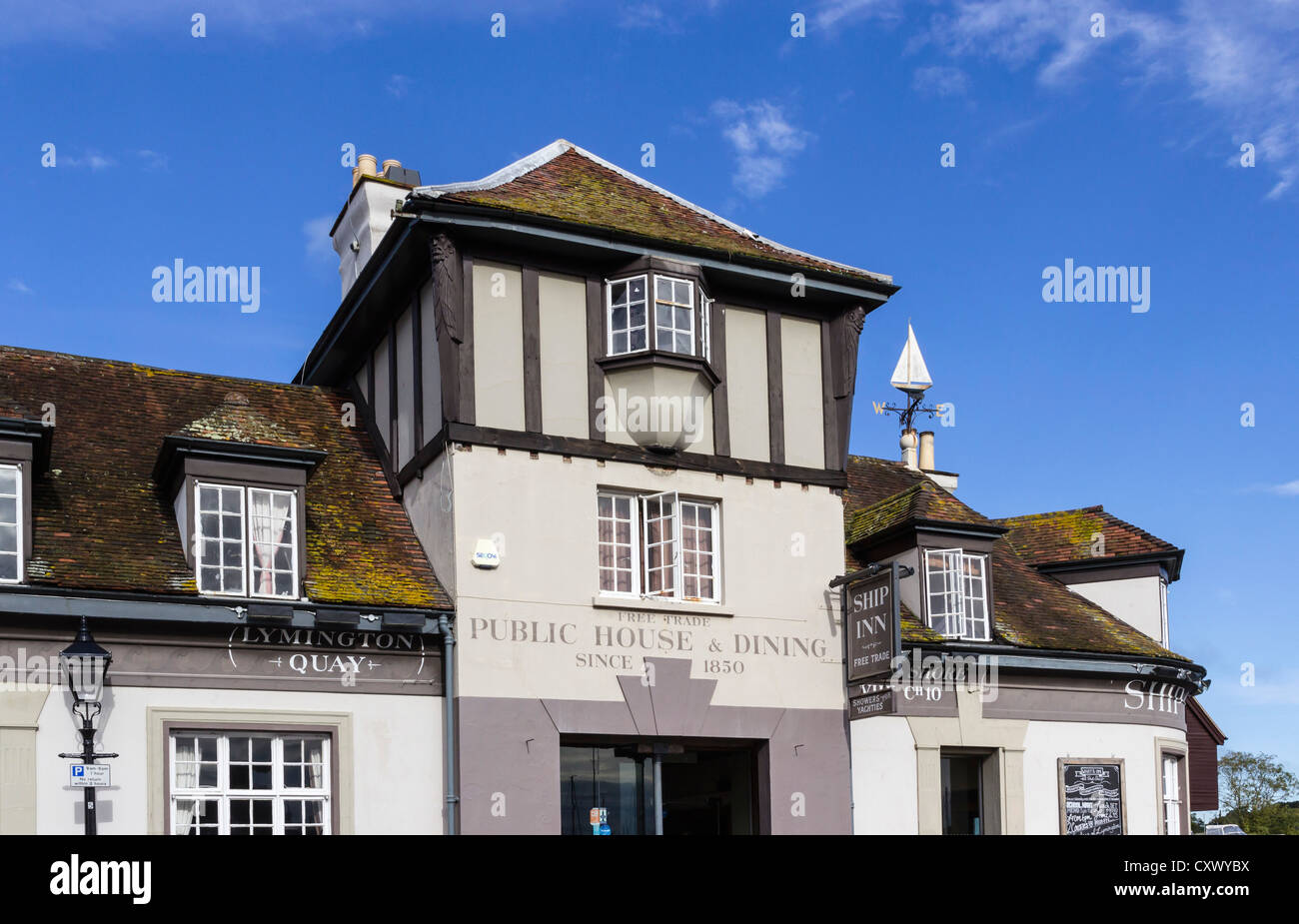 The Ship Inn Public House, Lymington Quay, Lymington Old Town ...