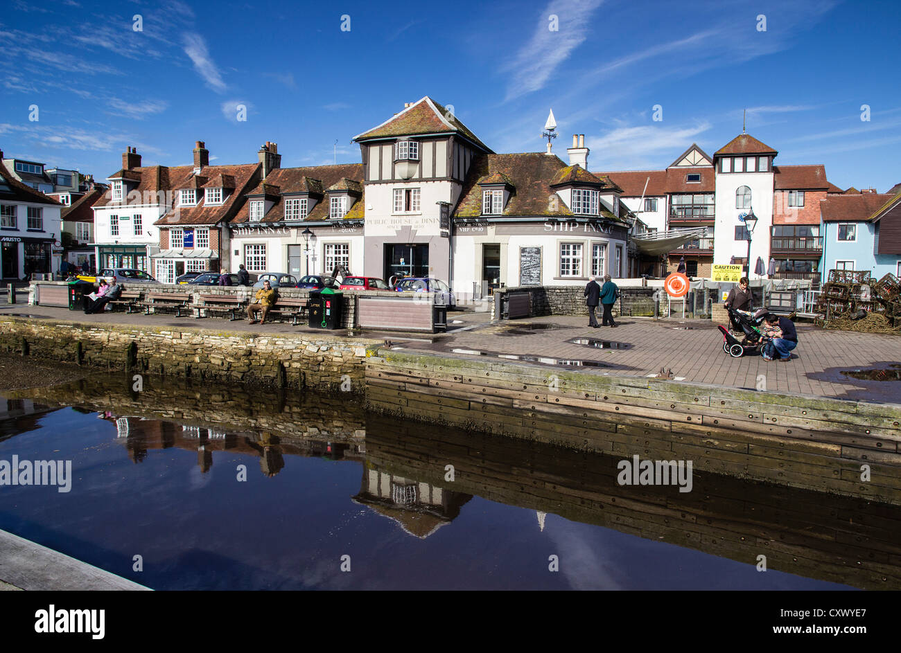 The Ship Inn Public House, Lymington Quay, Lymington Old Town ...