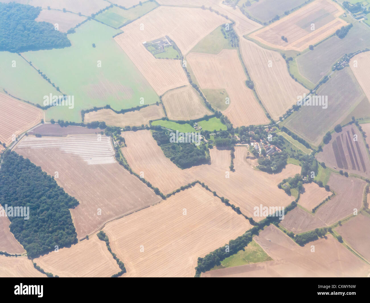 Aerial view of Kent countryside, England Stock Photo - Alamy