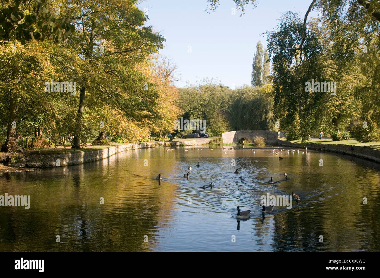 thetford suffolk Little Ouse River uk Stock Photo - Alamy
