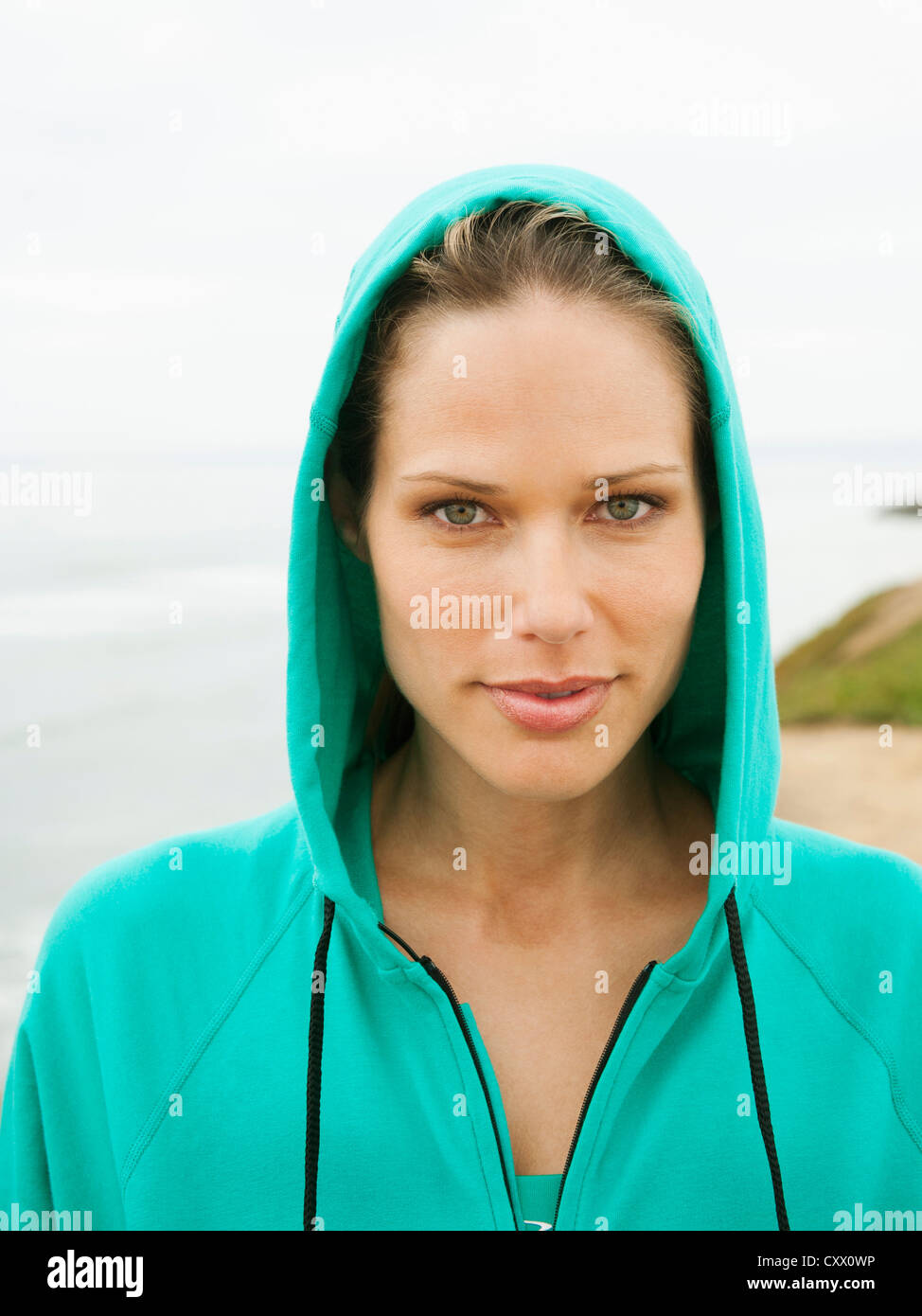 Hood up jacket hi-res stock photography and images - Alamy