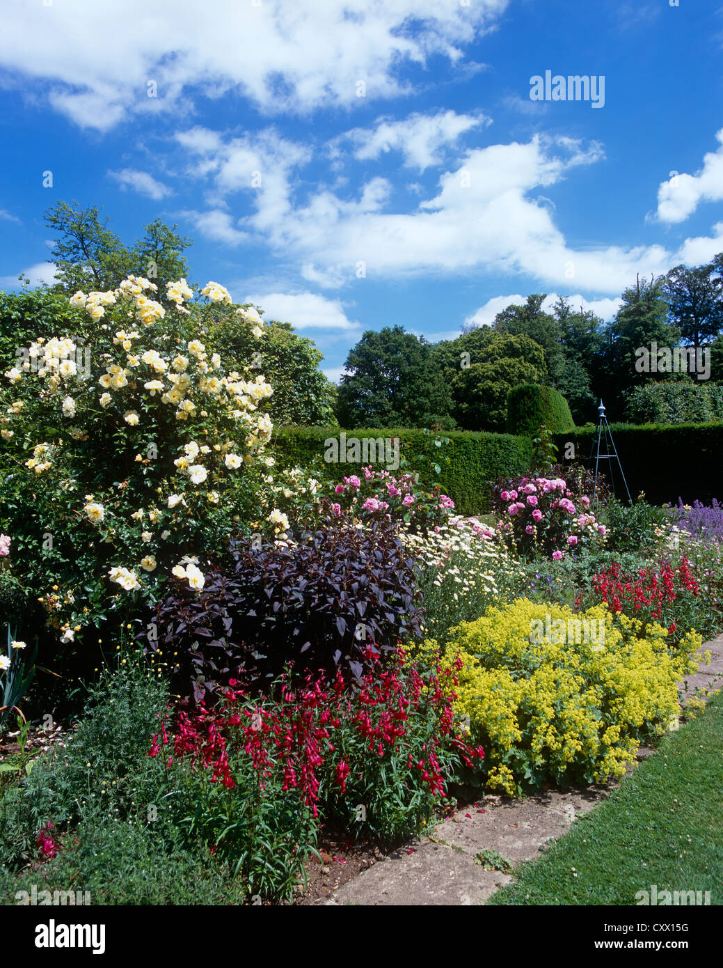 Garden Squerryes Court Westerham Kent UK Stock Photo - Alamy