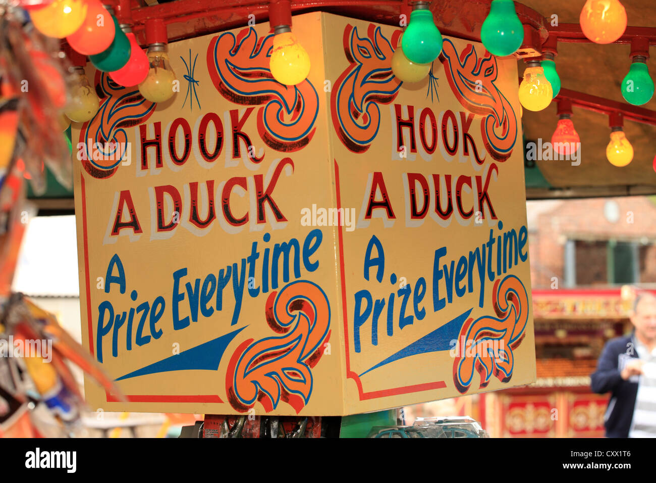 Sign in a traditional funfair attraction Stock Photo - Alamy