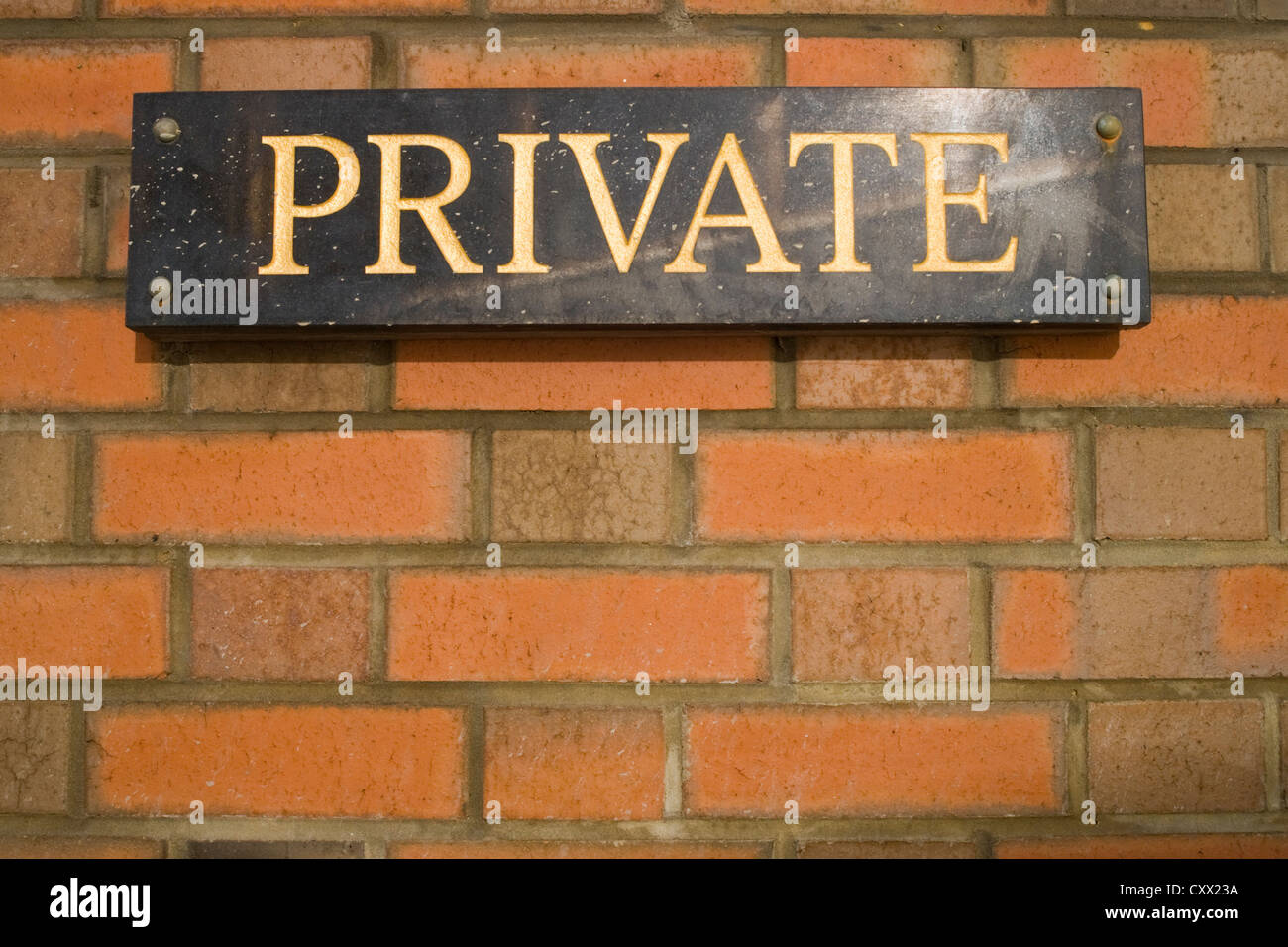 Private area sign hi-res stock photography and images - Alamy