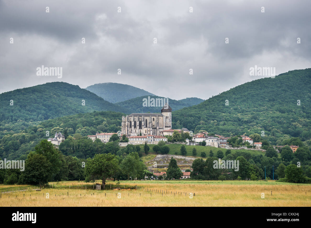 Cathedral Notre-Dame de Saint-Bertrand-de-Comminges. Hautes-Pyrénées ...