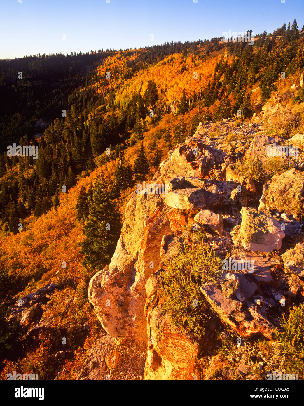 Saddle Mountain Wilderness Area, Marble Point overlook, Sunrise ...