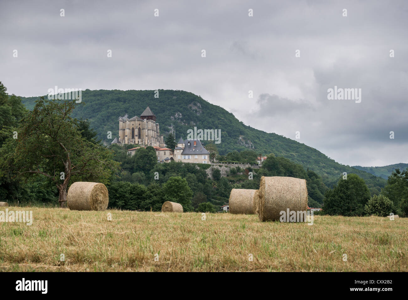 Cathedral Notre-Dame de Saint-Bertrand-de-Comminges. Hautes-Pyrénées ...