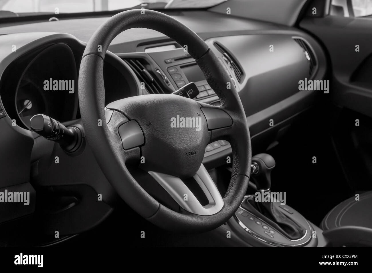 New car interior Stock Photo - Alamy