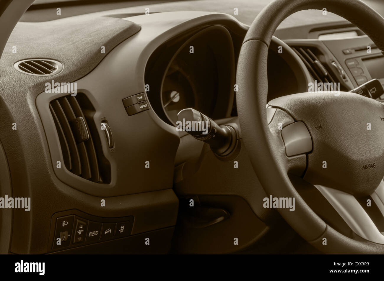 New car interior Stock Photo - Alamy
