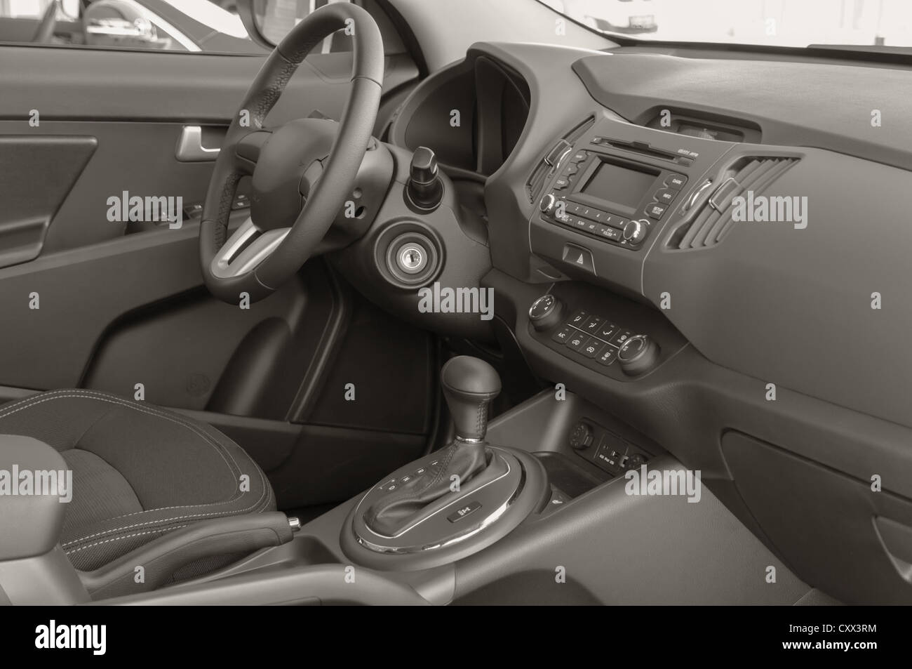 New car interior Stock Photo - Alamy