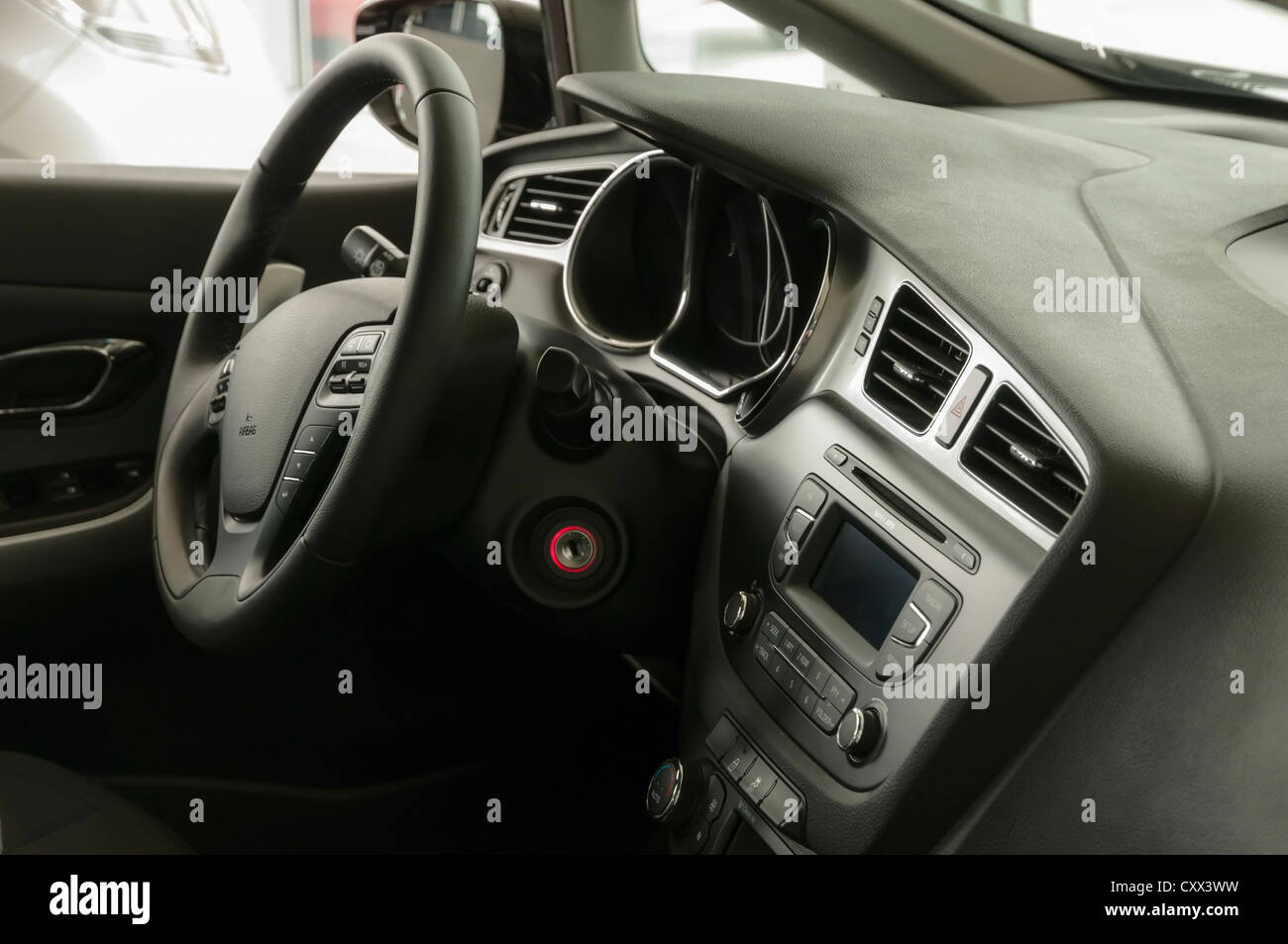 New car interior Stock Photo - Alamy