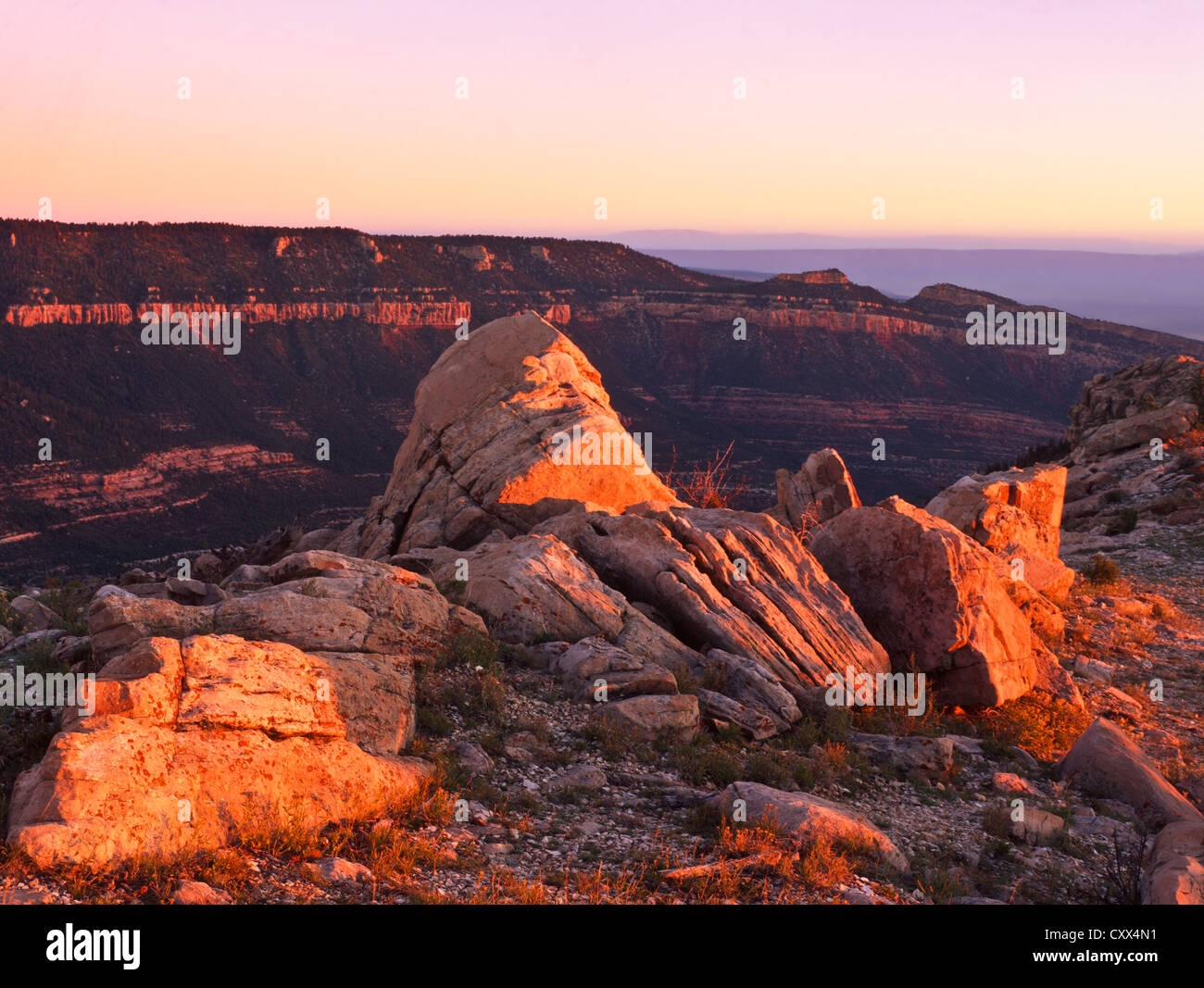 Saddle Mountain Wilderness Area, Marble Point overlook, Sunrise ...