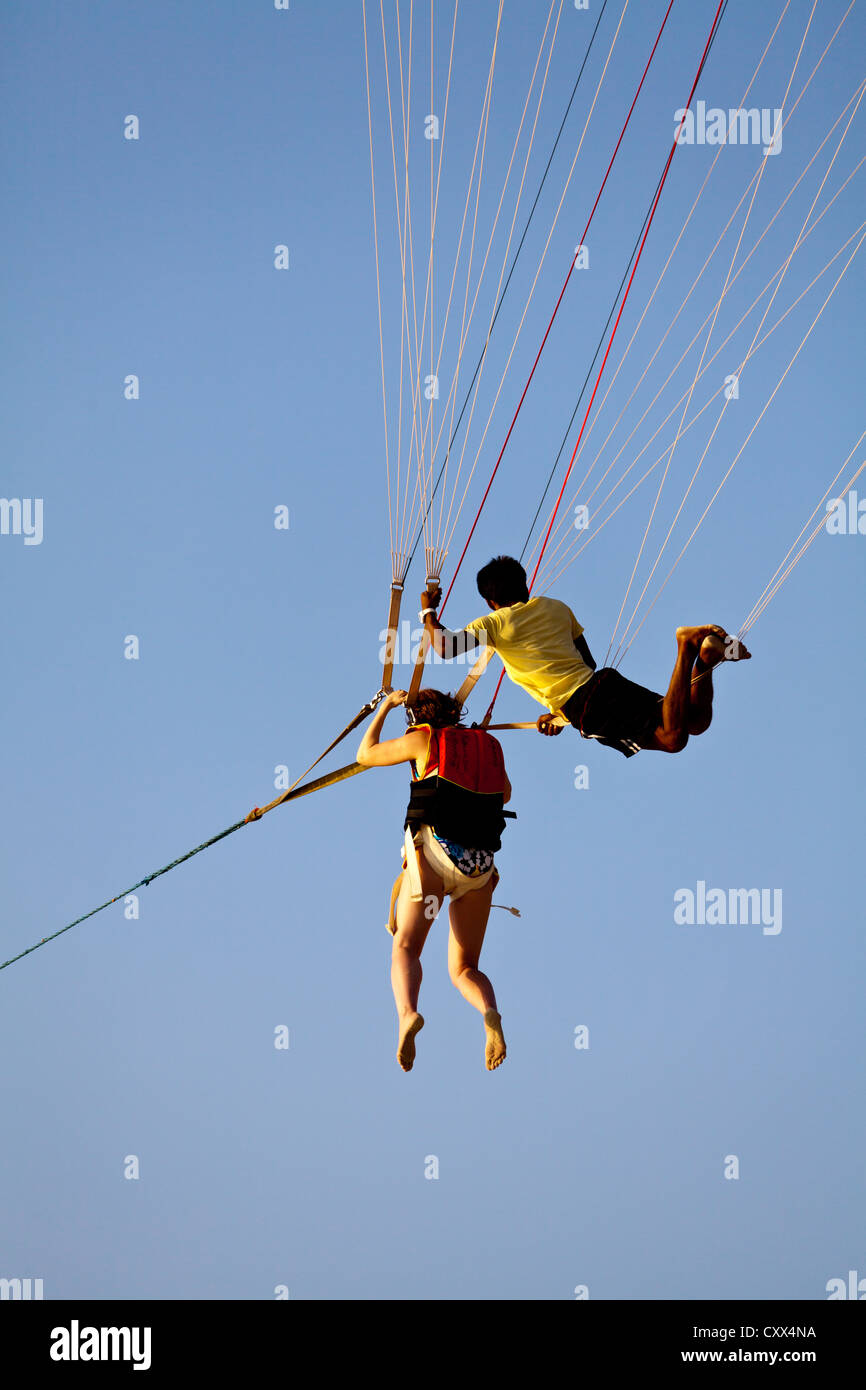 Parachuting at Patong Beach on Phuket Island, Thailand Stock Photo - Alamy