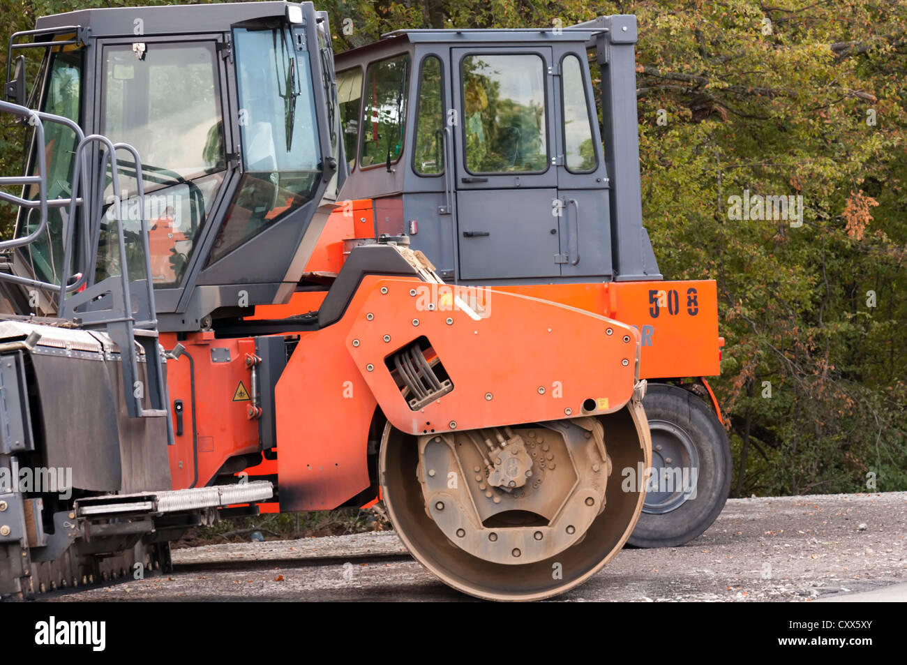 Construction and repair of roads and highways Stock Photo - Alamy