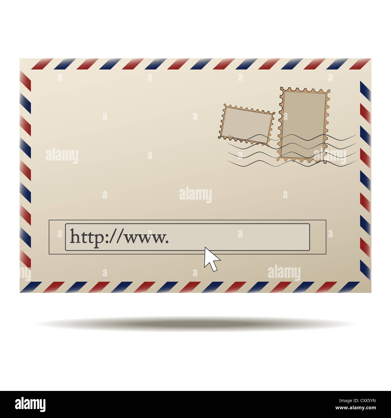 Old style mail hi-res stock photography and images - Alamy
