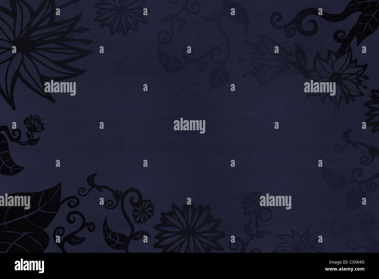 Beautiful illustrated flower background design with space for your text ...