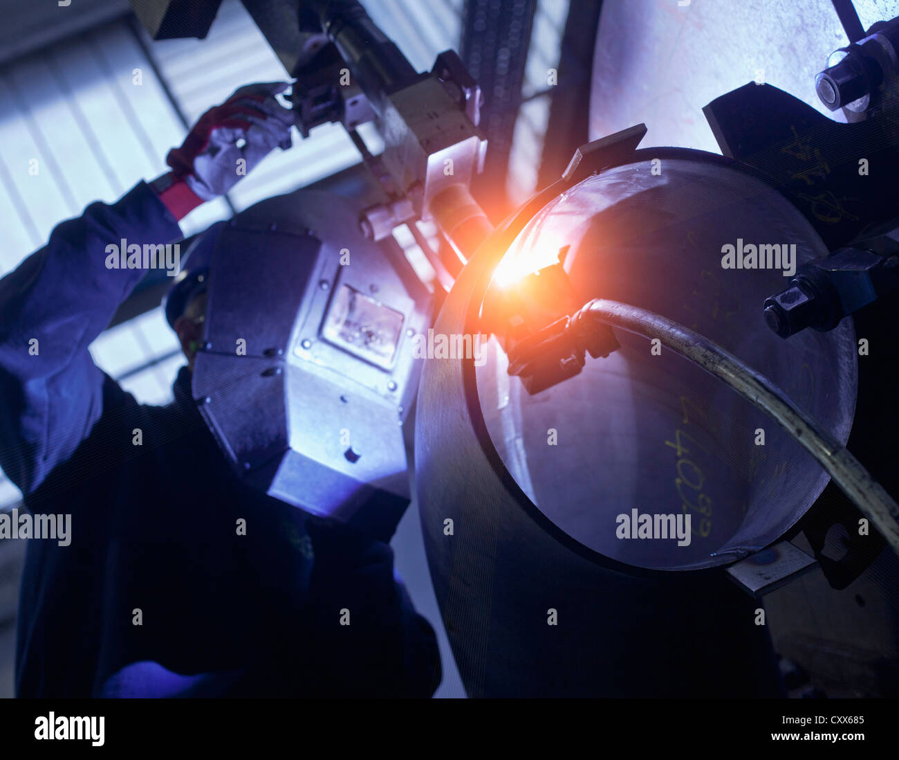 Steel pipe hi-res stock photography and images - Alamy