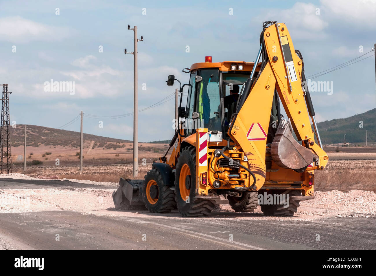 Construction and repair of roads and highways Stock Photo - Alamy