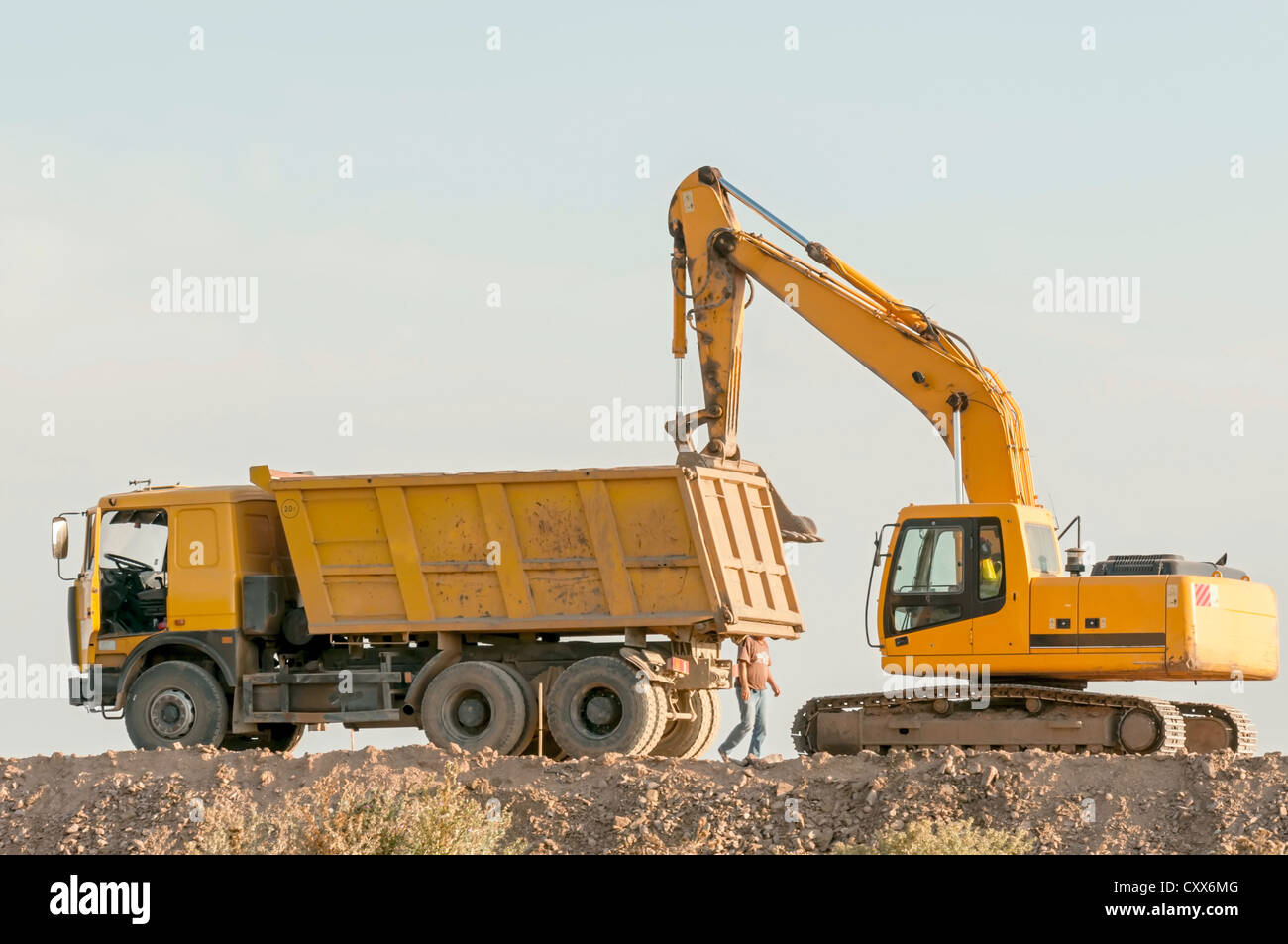 Construction and repair of roads and highways Stock Photo - Alamy