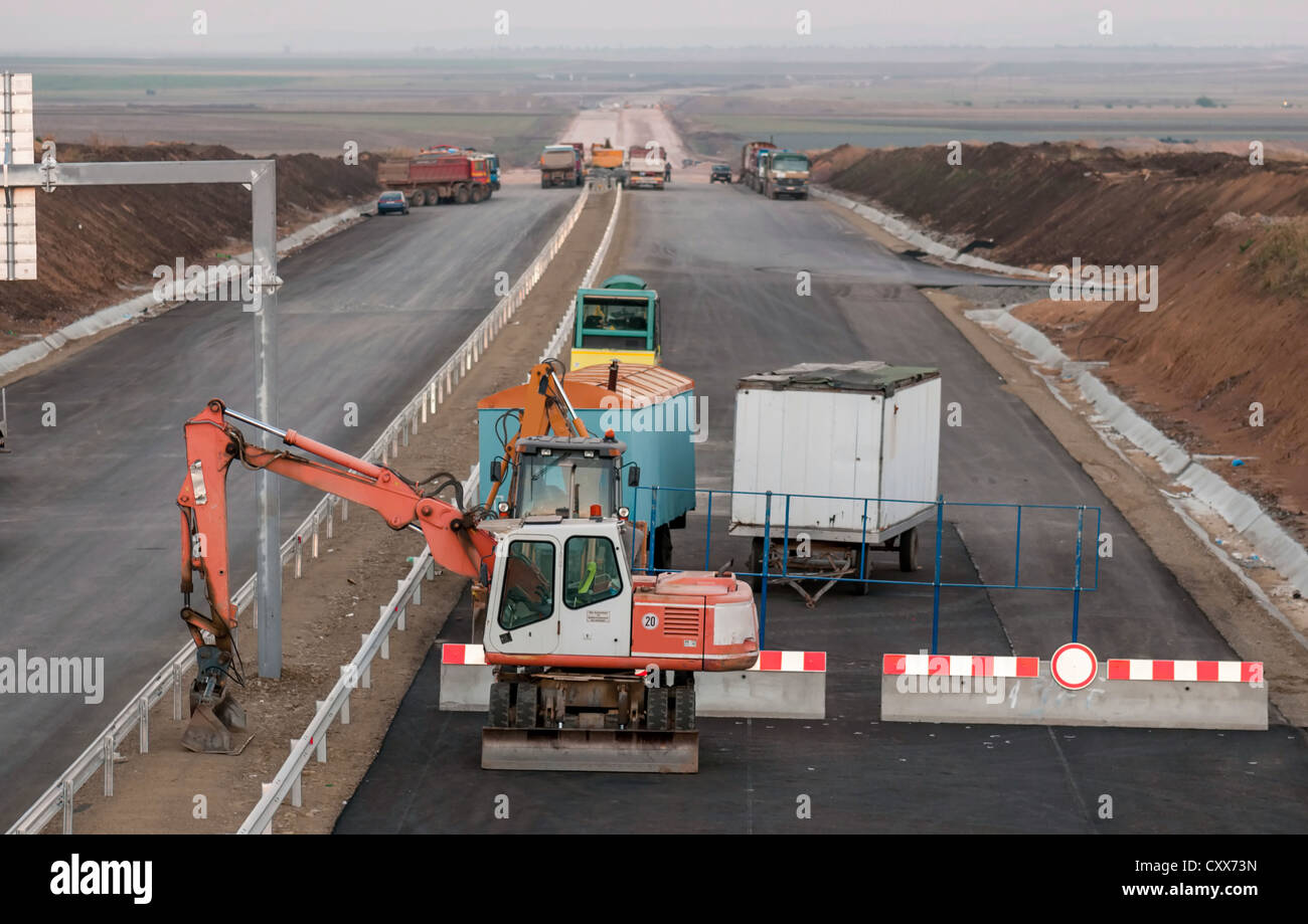 Construction and repair of roads and highways Stock Photo - Alamy