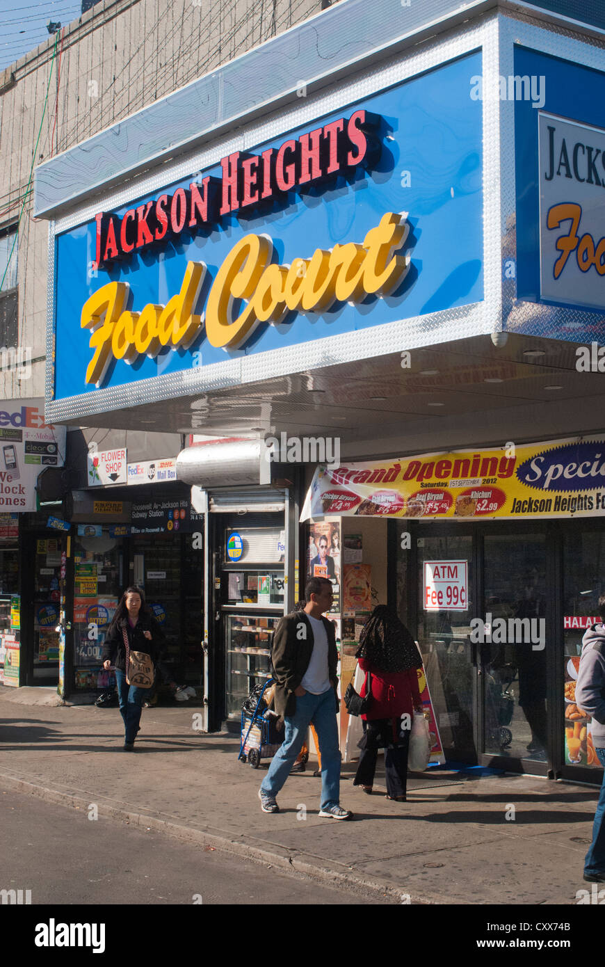 The former Earle Theater is now the Jackson Heights Food Court in ...