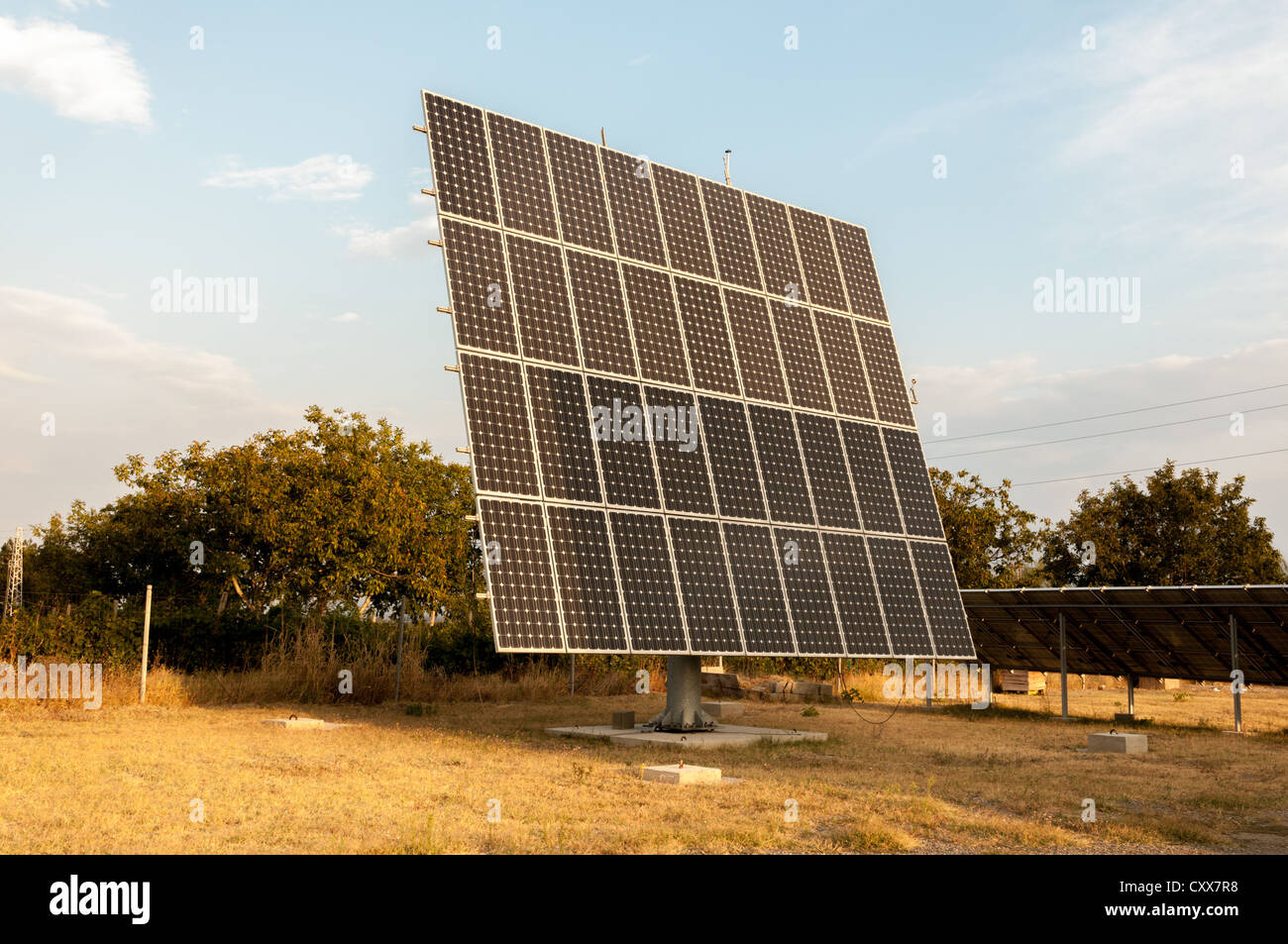Solar panels (alternative energy Stock Photo - Alamy