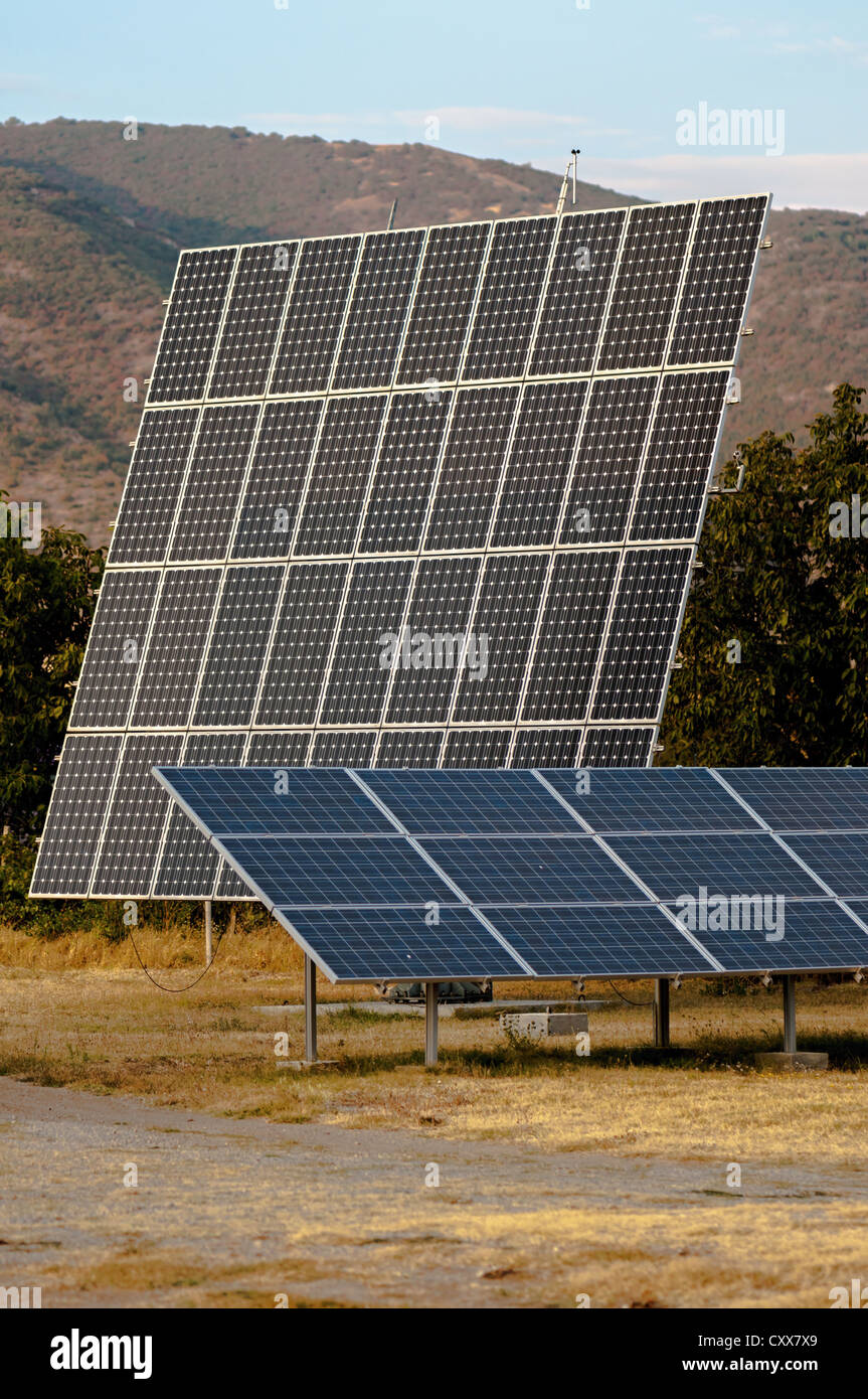 Solar panels (alternative energy Stock Photo - Alamy