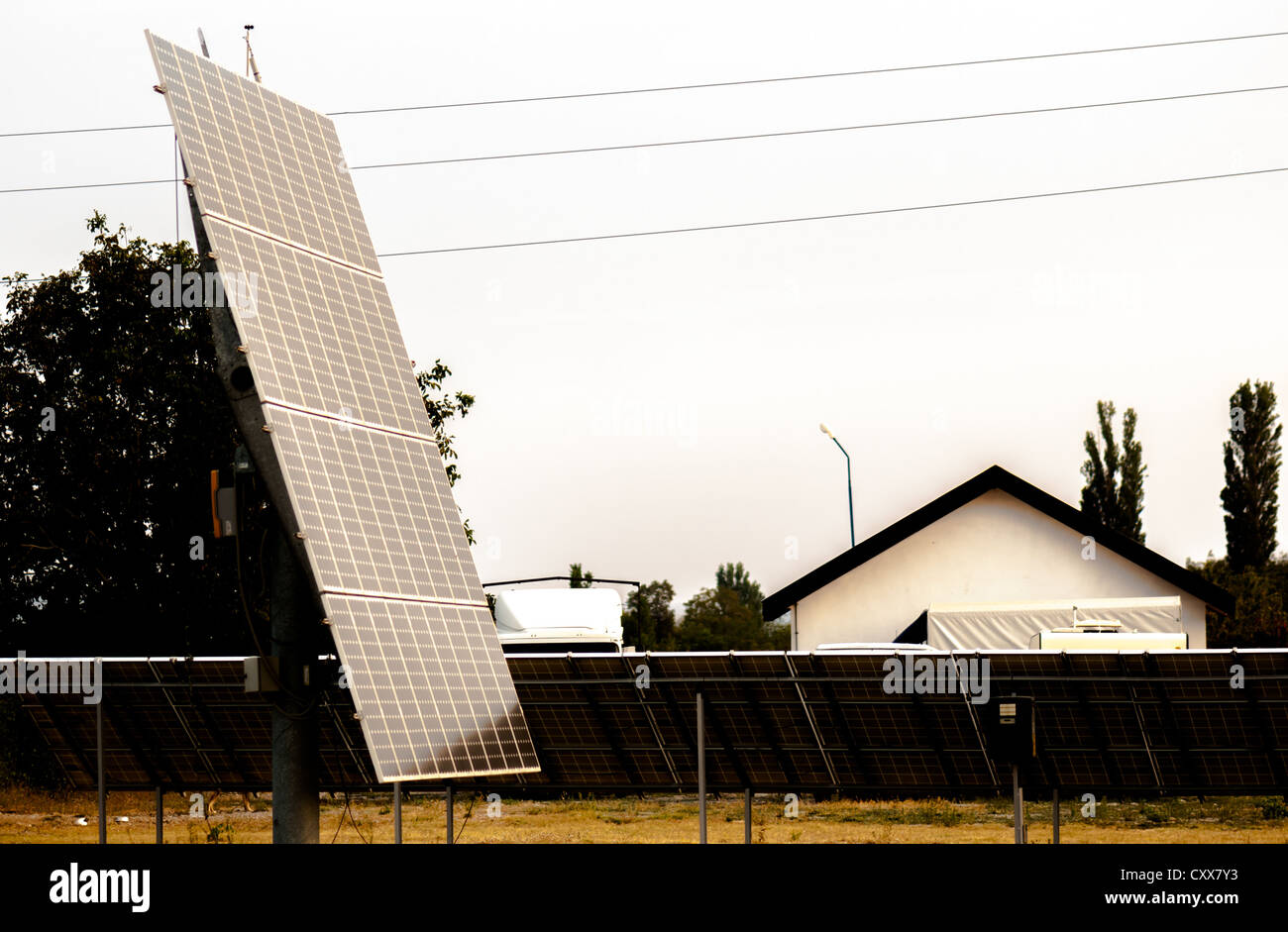 Solar panels (alternative energy Stock Photo - Alamy