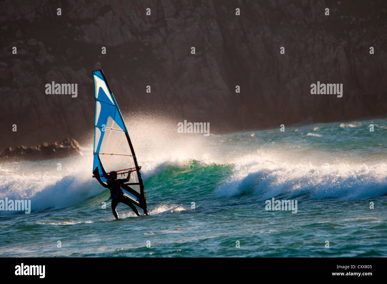 Male windsurfer extreme hi-res stock photography and images - Alamy