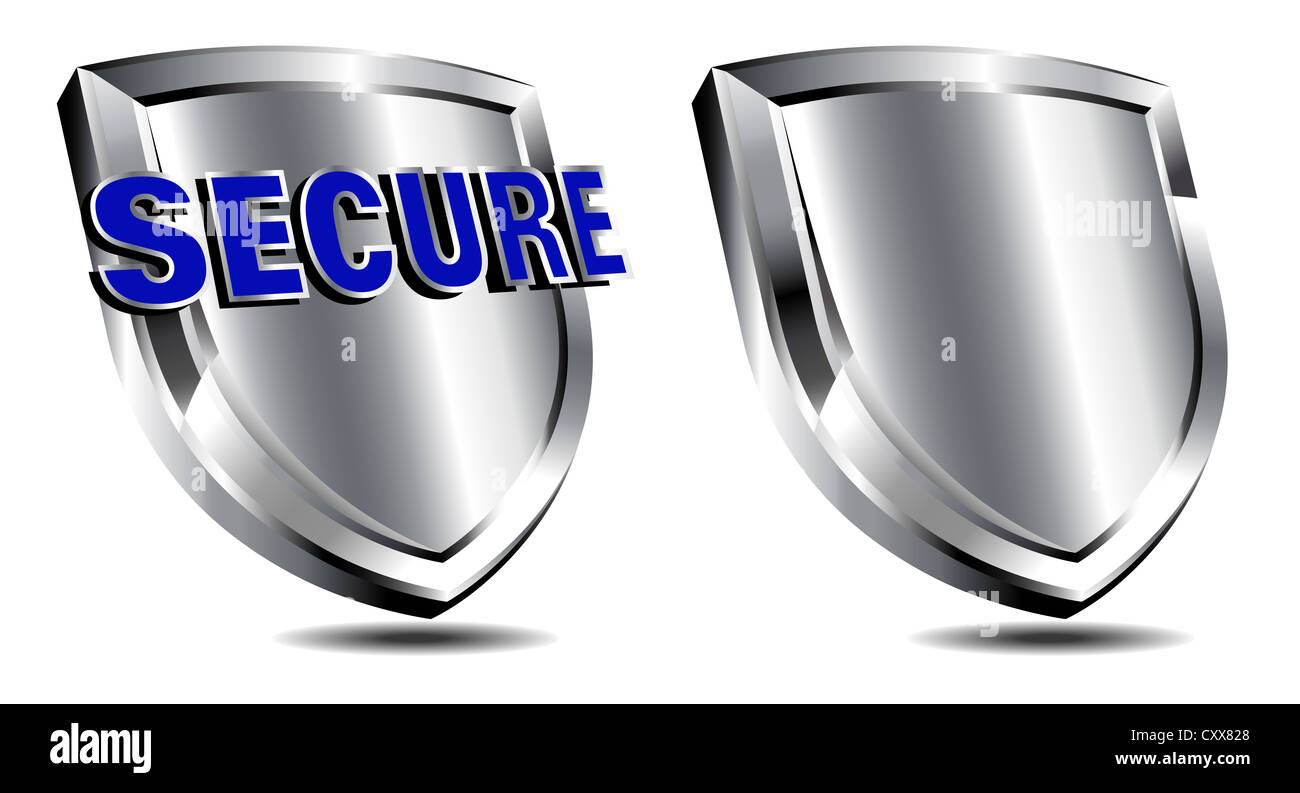 Secure Shield Protection - Antivirus security protection firewall Stock ...