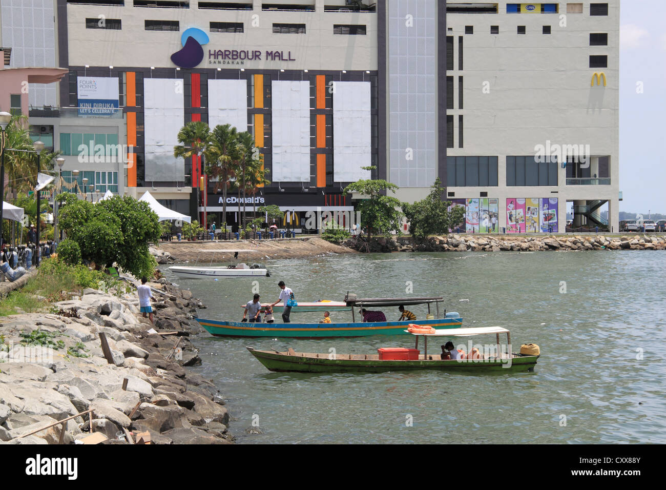 Restaurants overlooking Sulu Sea Sandakan waterfront, Sheraton Four ...