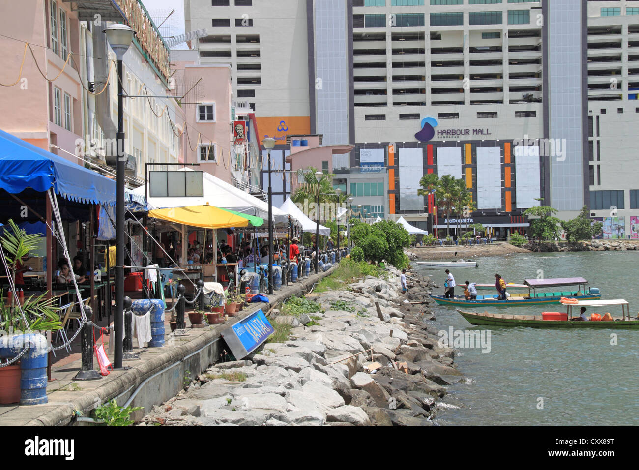 Restaurants overlooking Sulu Sea Sandakan waterfront, Sheraton Four ...