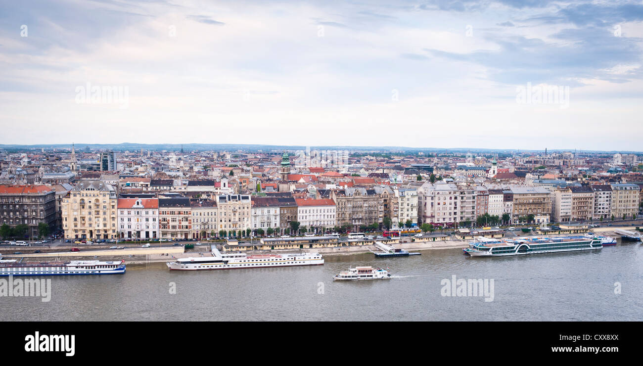 View of Budapest and the River Danube Stock Photo - Alamy