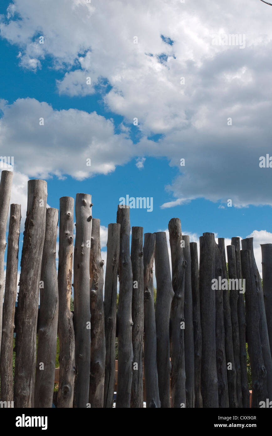 Fence made of branches hi-res stock photography and images - Alamy