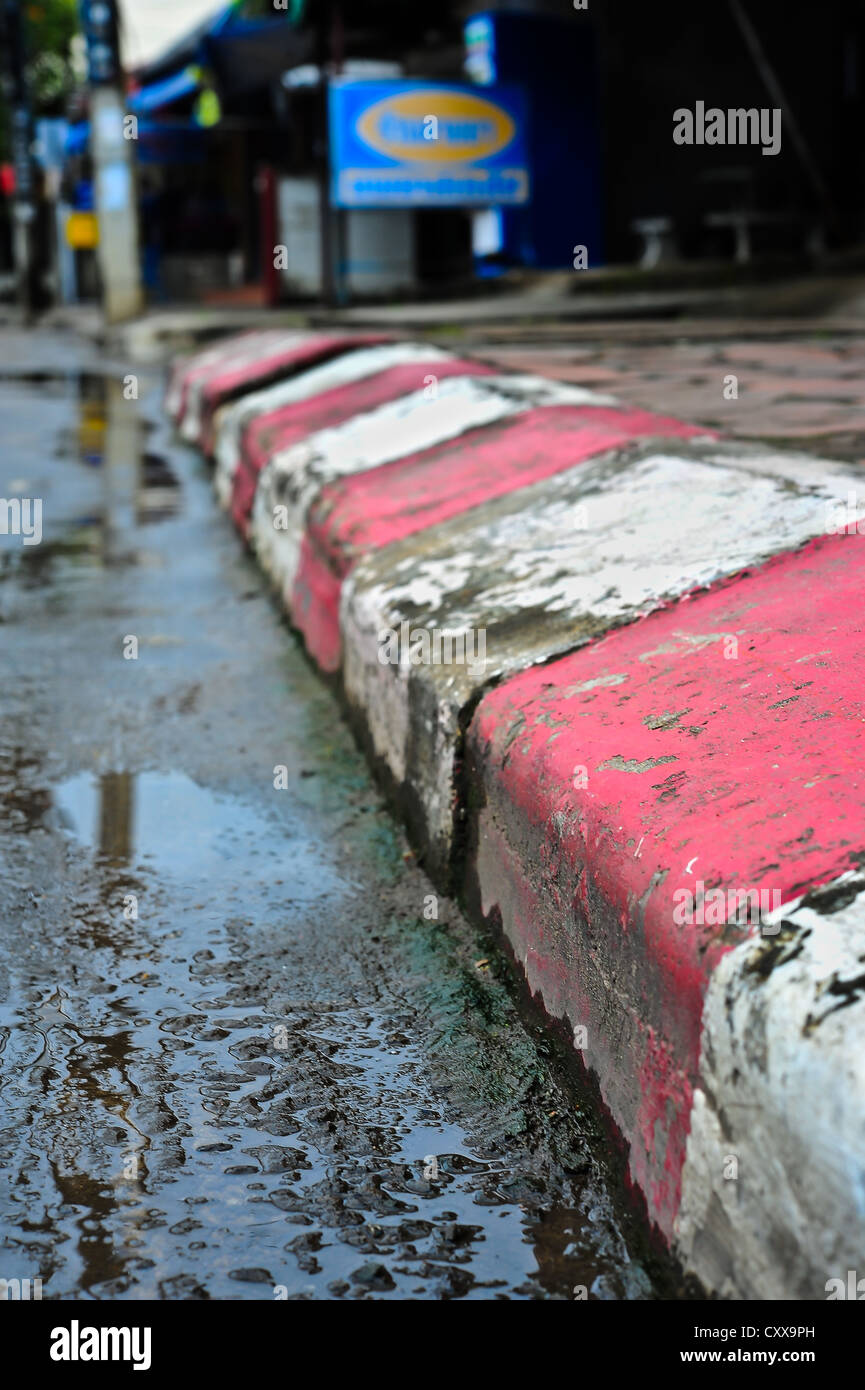 traffice surface have line Stock Photo - Alamy