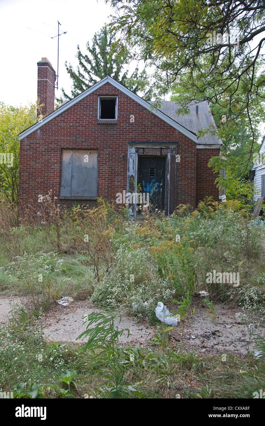 Detroit Abandoned Houses High Resolution Stock Photography and Images ...