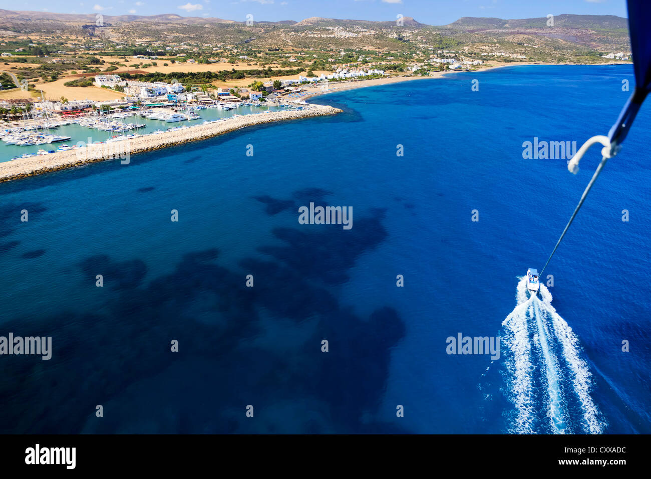 Aerial view of Latchi marina, Paphos area, Cyprus Stock Photo - Alamy