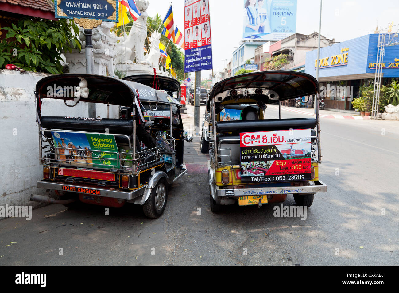 Tuk Tuks in Chiang Mai, Thailand Stock Photo - Alamy