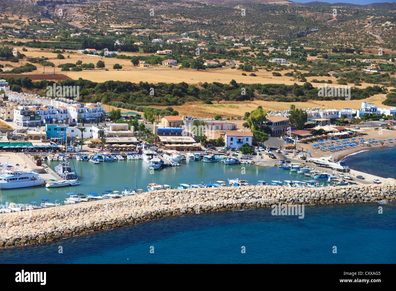 Cyprus paphos aerial hi-res stock photography and images - Alamy
