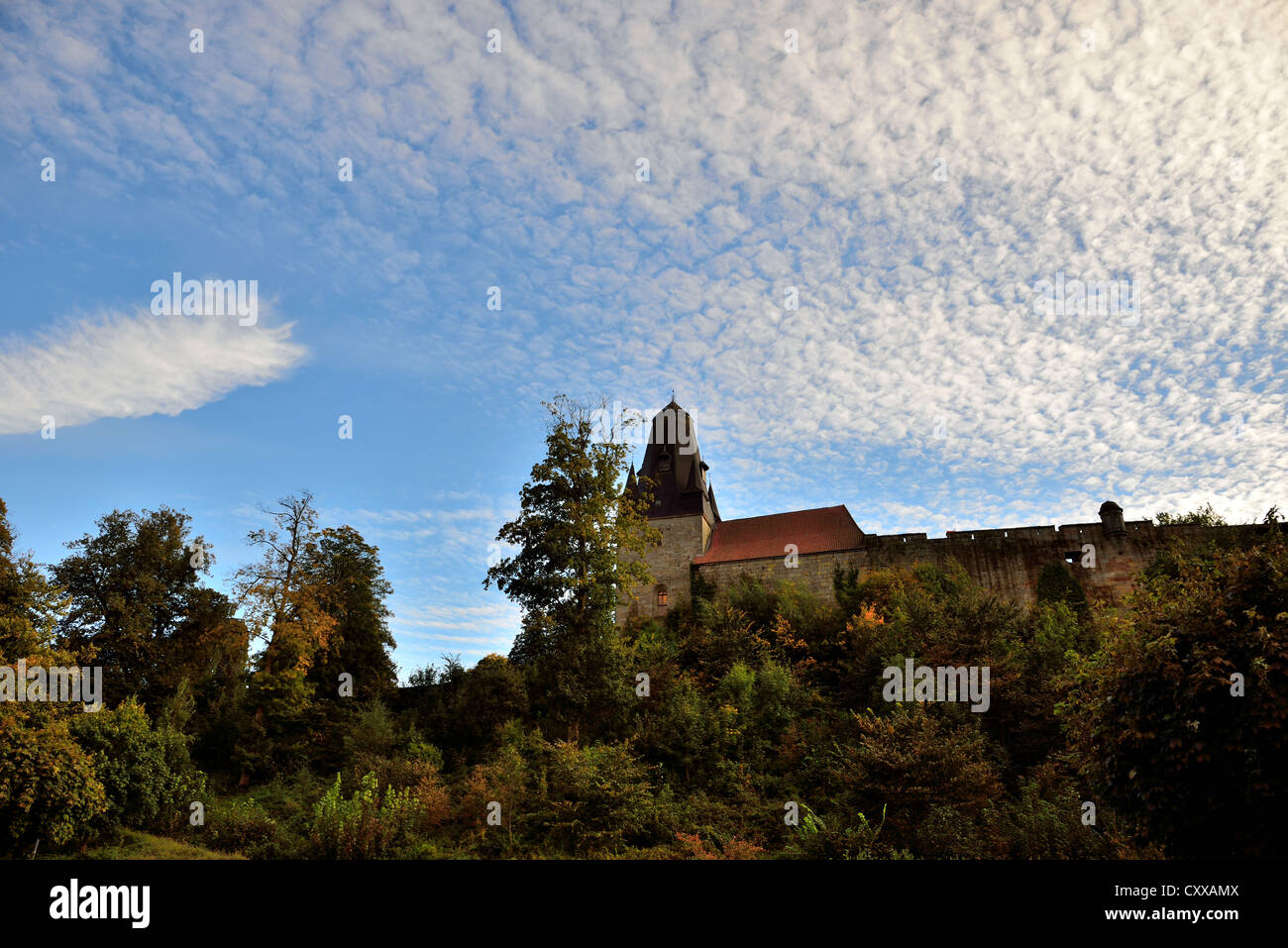 German castle medieval trees hi-res stock photography and images - Alamy