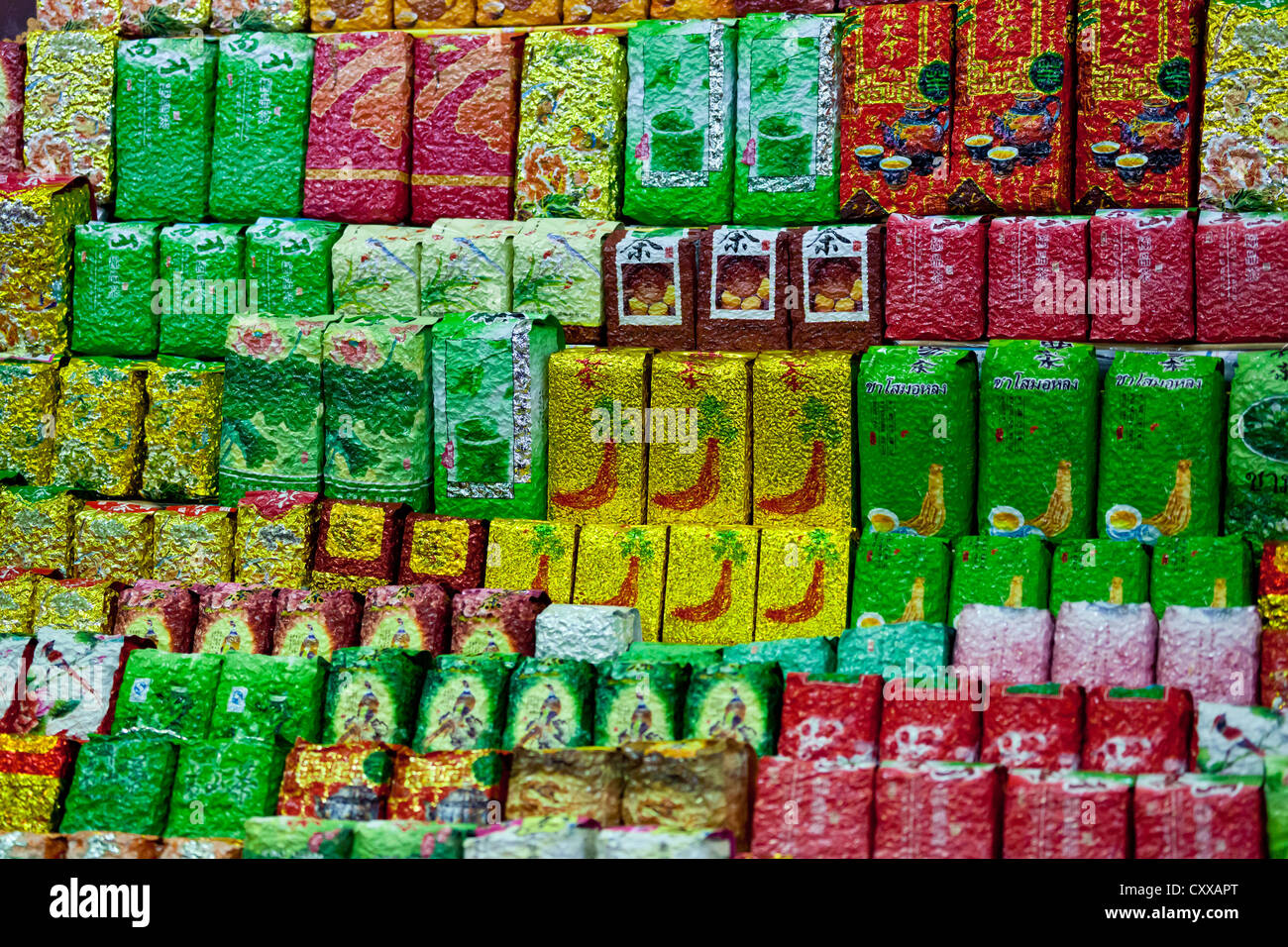 Food Packaging in Chiang Mai, Thailand Stock Photo - Alamy