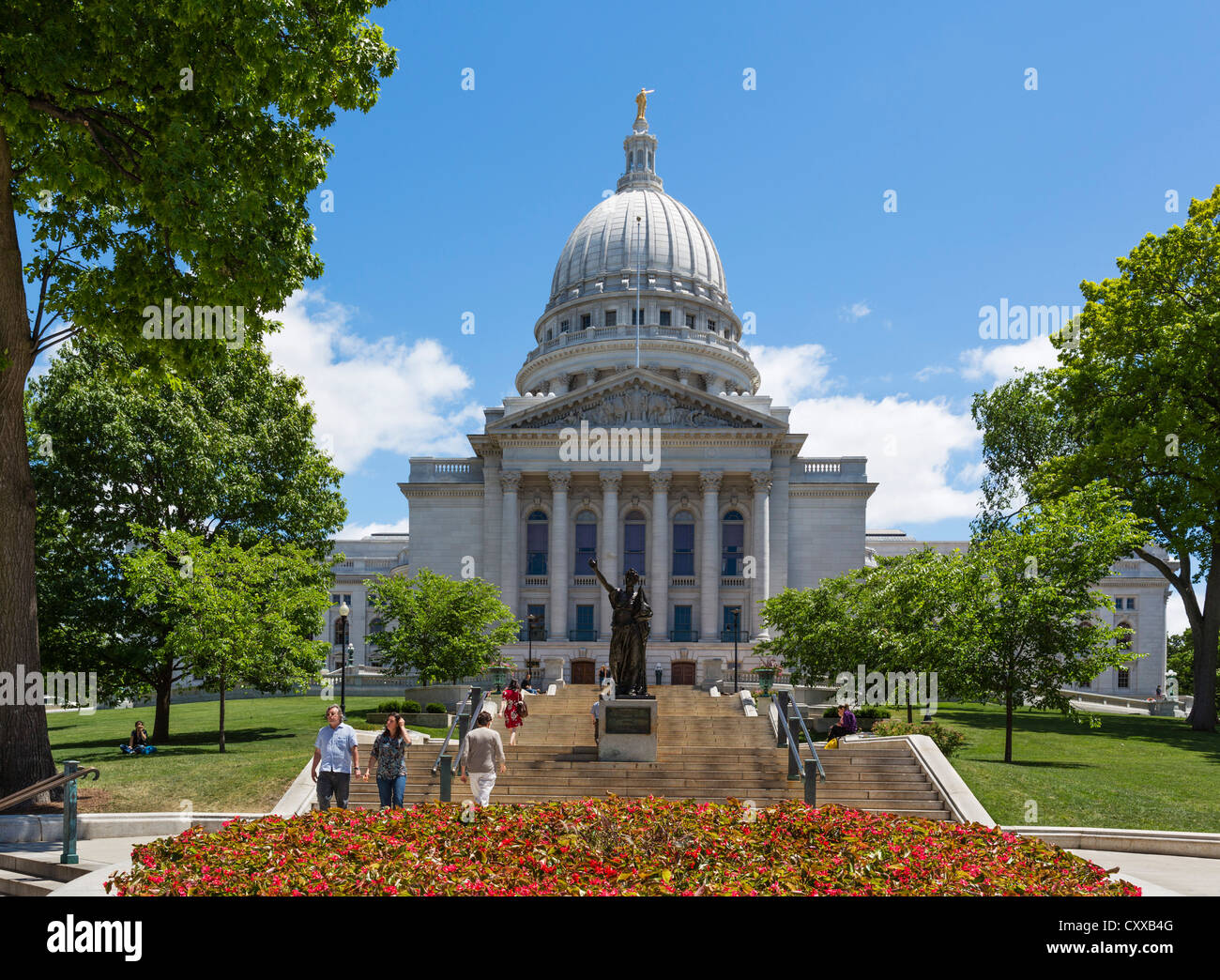 Wisconsin State Capitol, Madison, Wisconsin, USA Stock Photo - Alamy
