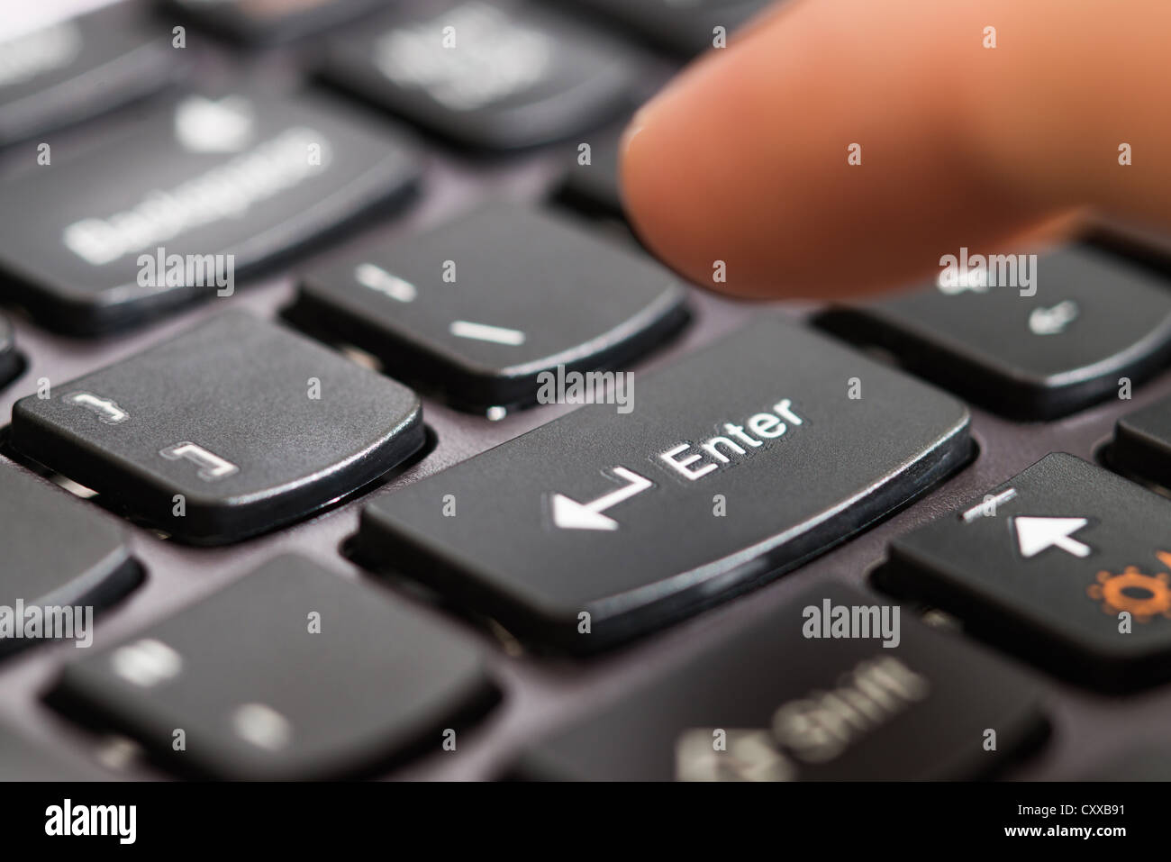 Hitting enter hi-res stock photography and images - Alamy